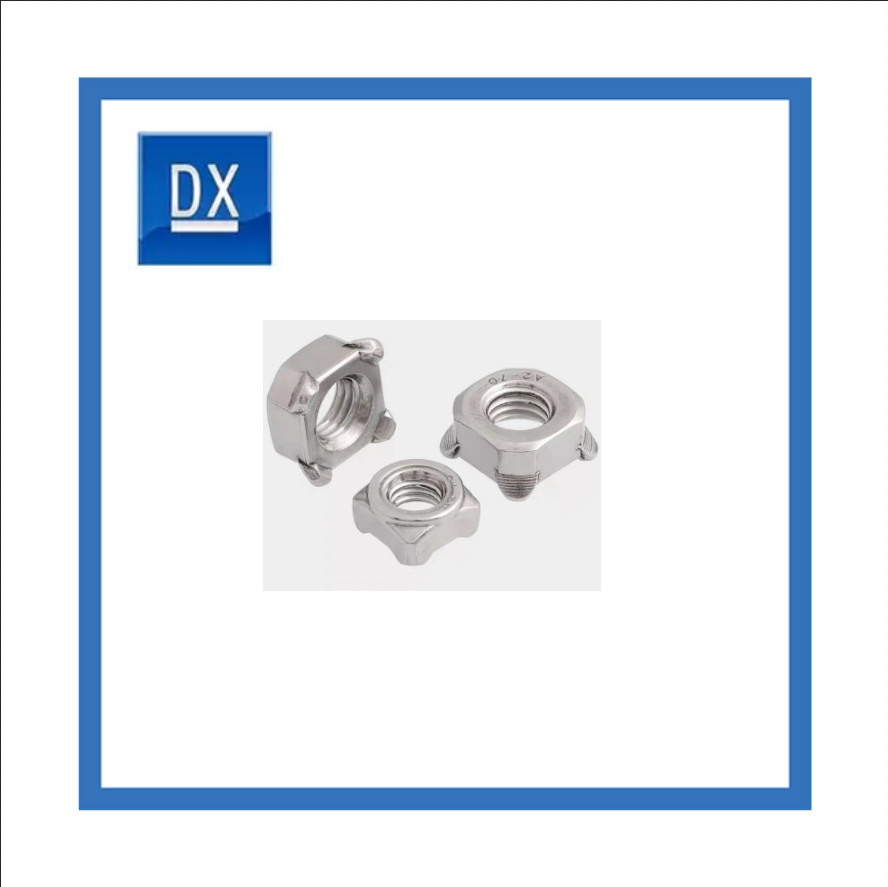 316L Stainless Steel Flat Square Weld Nut M2 M3 M4 M5 M6 M8 M12